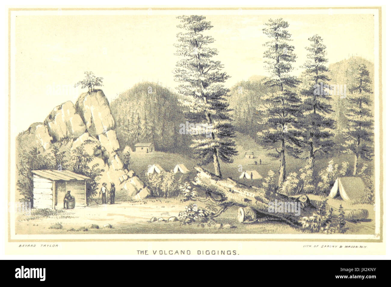 CF1850 THE VOLCANO DIGGINGS Stock Photo - Alamy