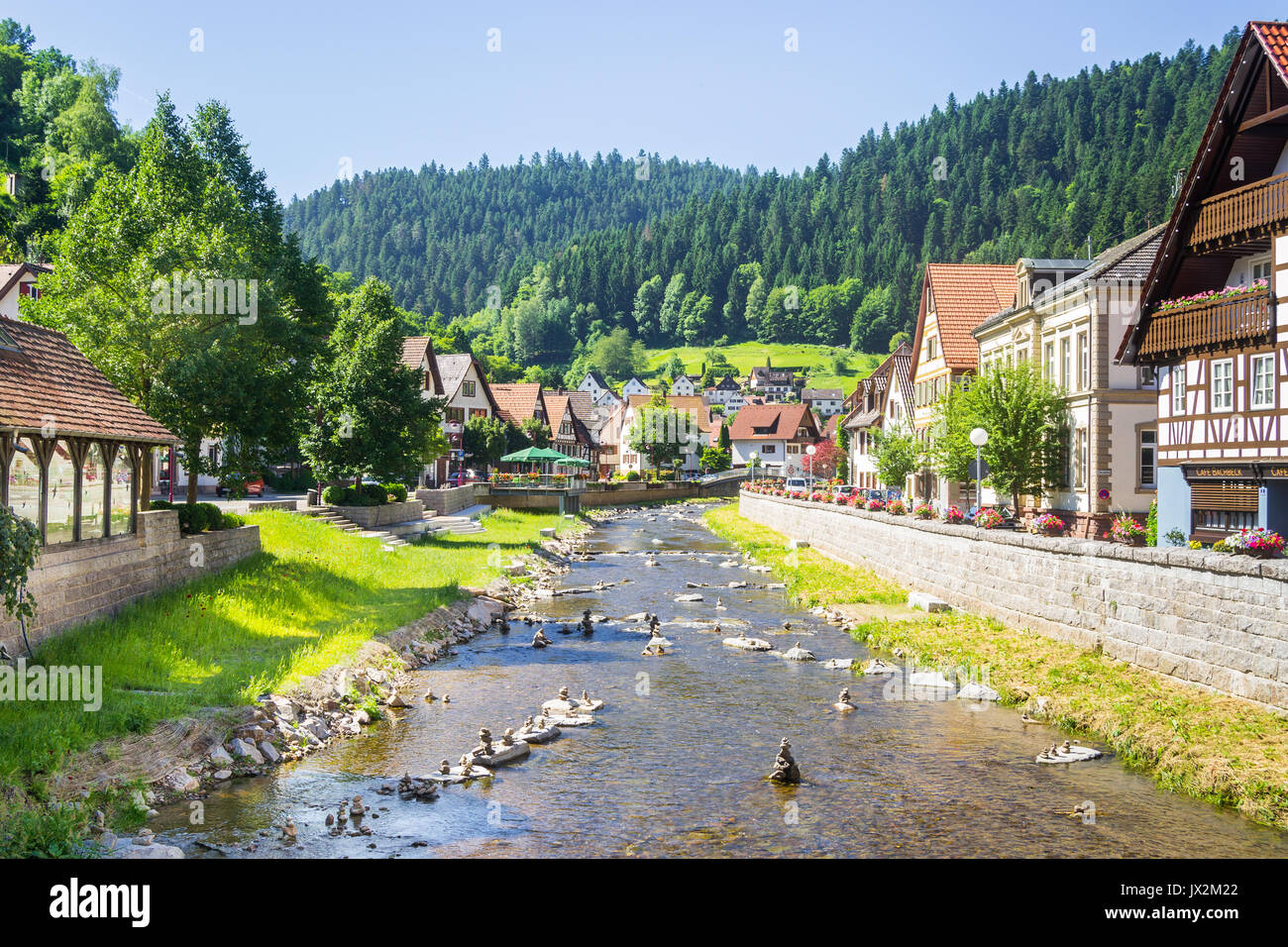 Black Forest Village Schiltach Stock Photos & Black Forest Village ...