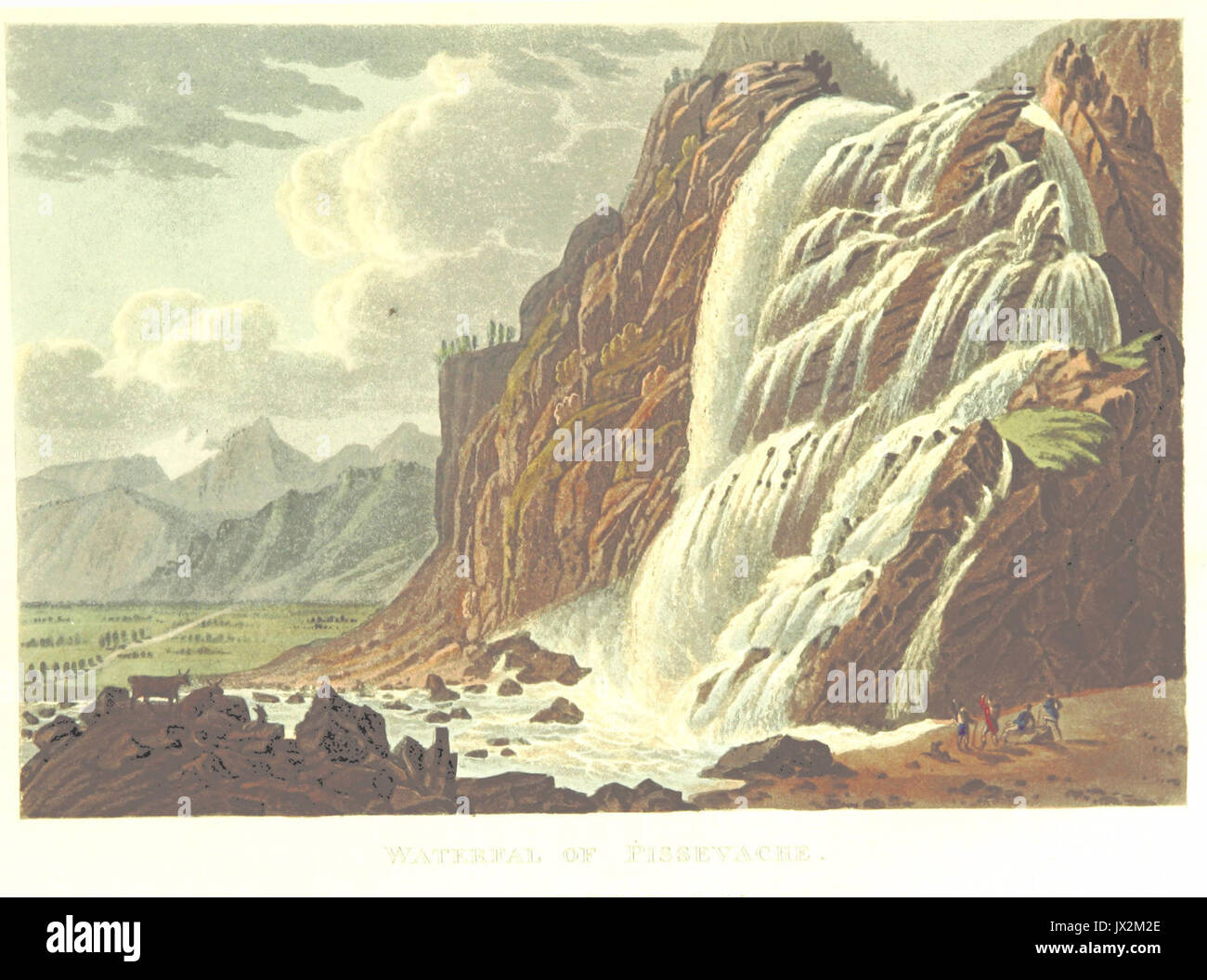 Pissevache waterfall hi-res stock photography and images - Alamy