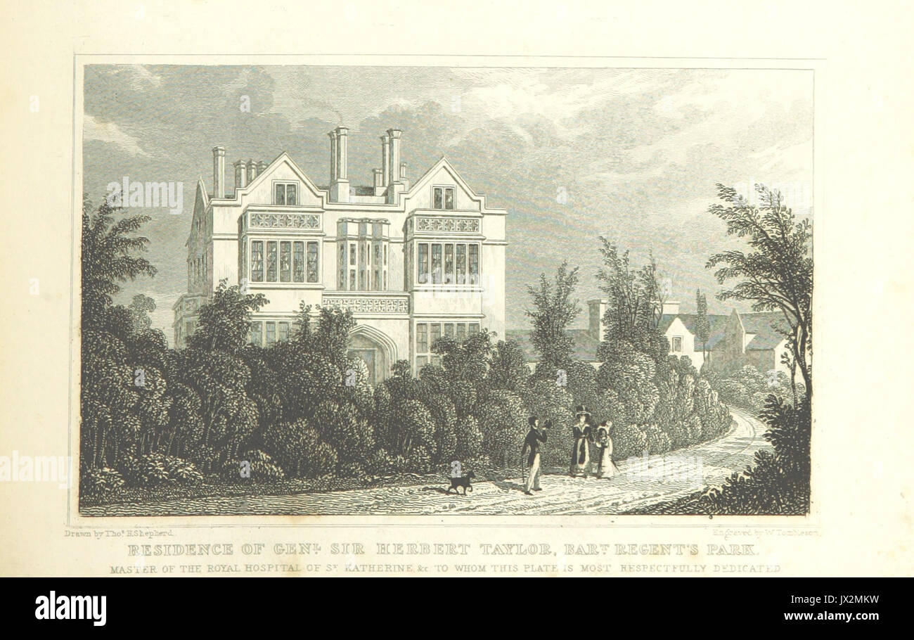Residence of Genl Sir Herbert Taylor, Bart, Regent's Park Shepherd ...