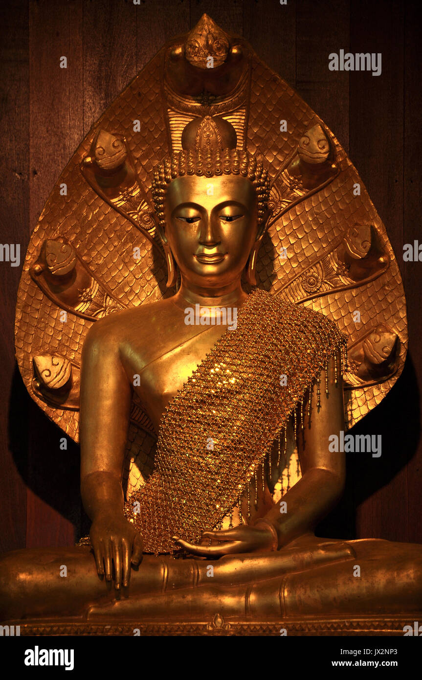Buddhist statues of the Prophet to worship Stock Photo - Alamy