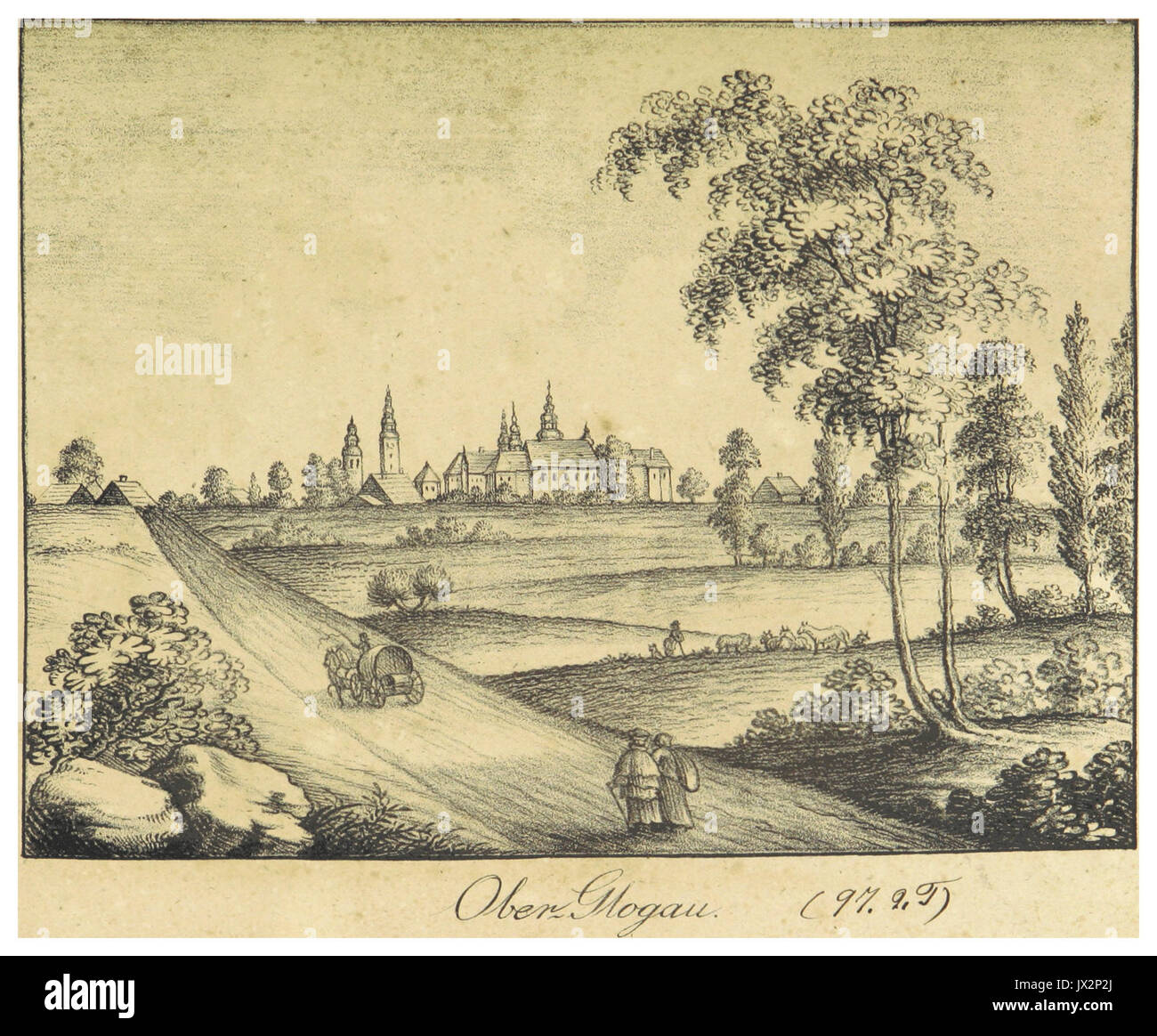 Glogau map hi-res stock photography and images - Alamy