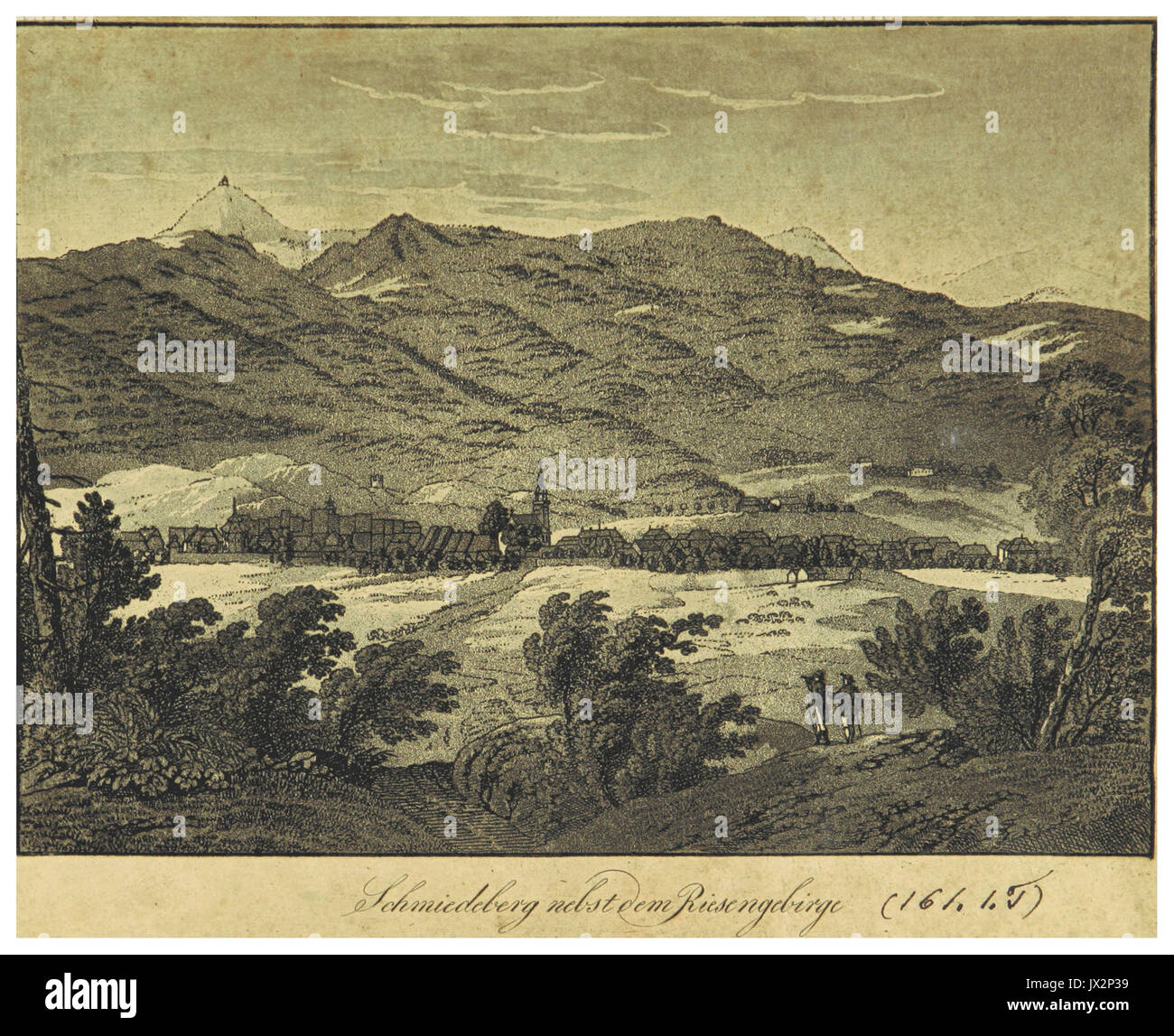 FISCHER, STUCKART(1819) Schlesien p106 Schmiedeberg nebst dem ...