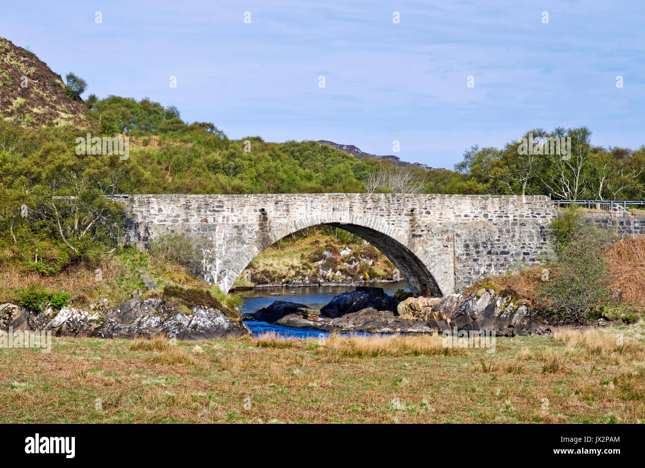 Scotland laxford bridge hi-res stock photography and images - Alamy
