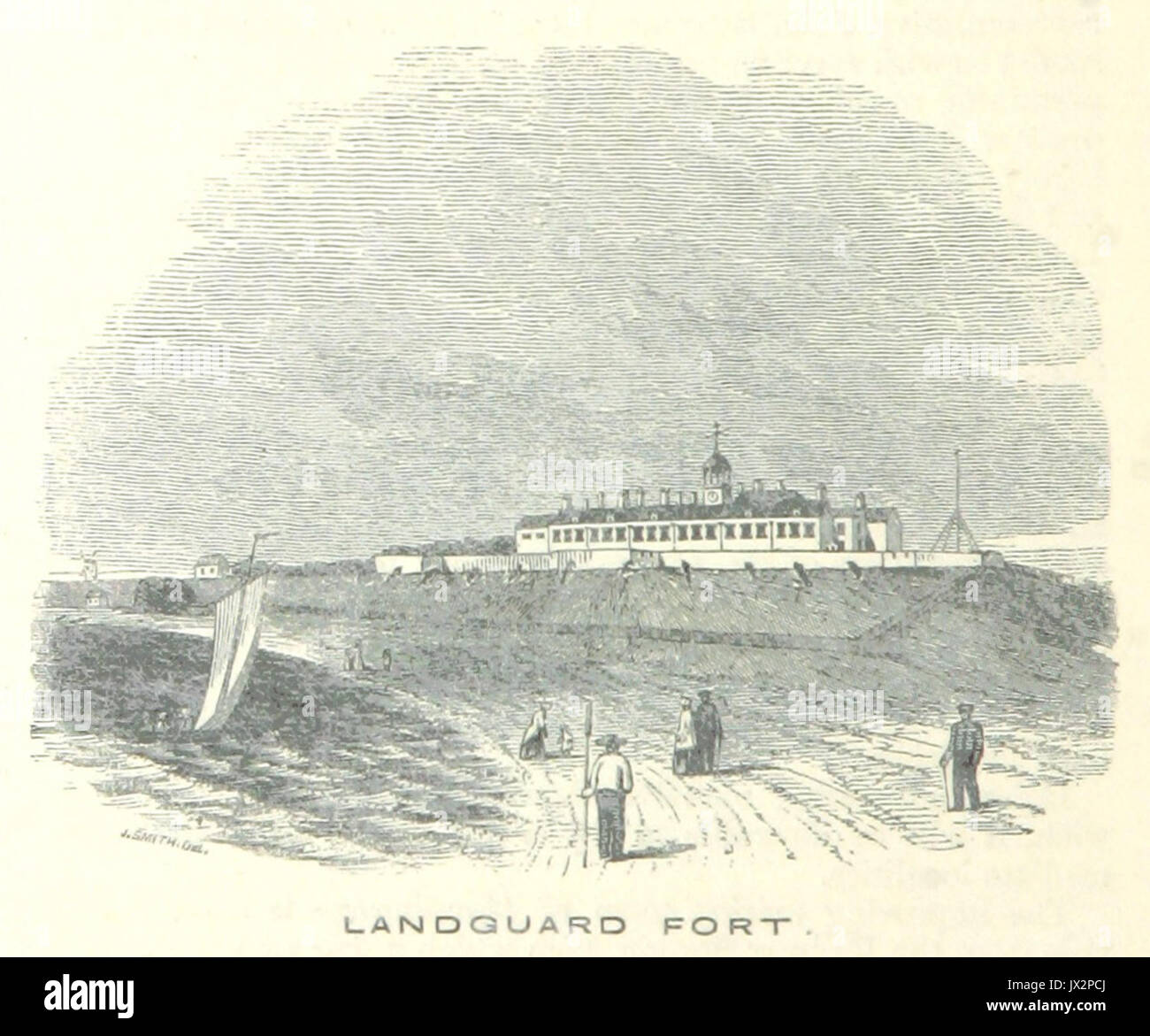 ECR(1851) p66b Landguard Fort Stock Photo - Alamy