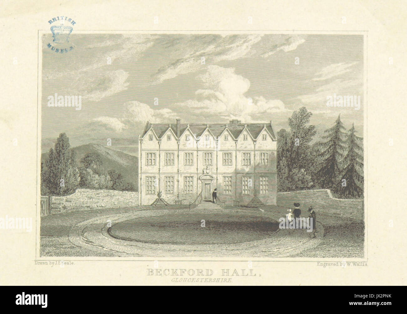 Neale(1818) p2 024 Beckford Hall, Gloucestershire Stock Photo - Alamy Neale(1818) p2 024 Beckford Hall, Gloucestershire Stock Photo - Alamy