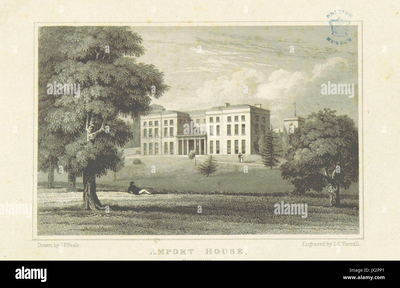 Neale(1818) p2 044 Amport House, Hampshire Stock Photo - Alamy Neale(1818) p2 044 Amport House, Hampshire Stock Photo - Alamy