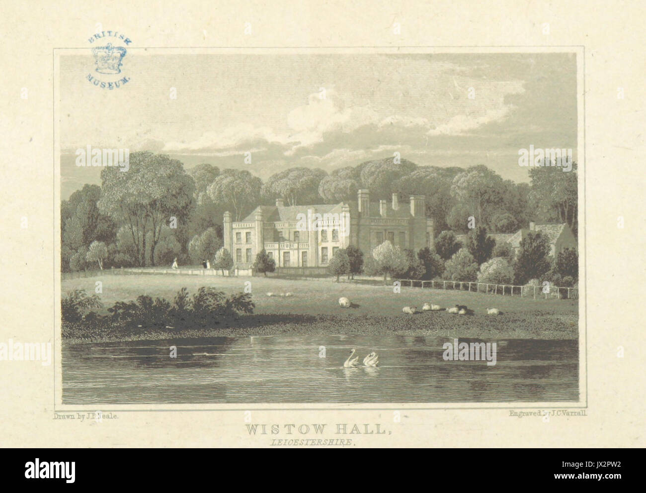Neale(1818) p2 270 Wistow Hall, Leicestershire Stock Photo - Alamy Neale(1818) p2 270 Wistow Hall, Leicestershire Stock Photo - Alamy