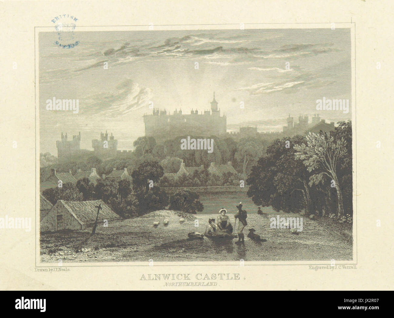 Map of alnwick hi-res stock photography and images - Alamy