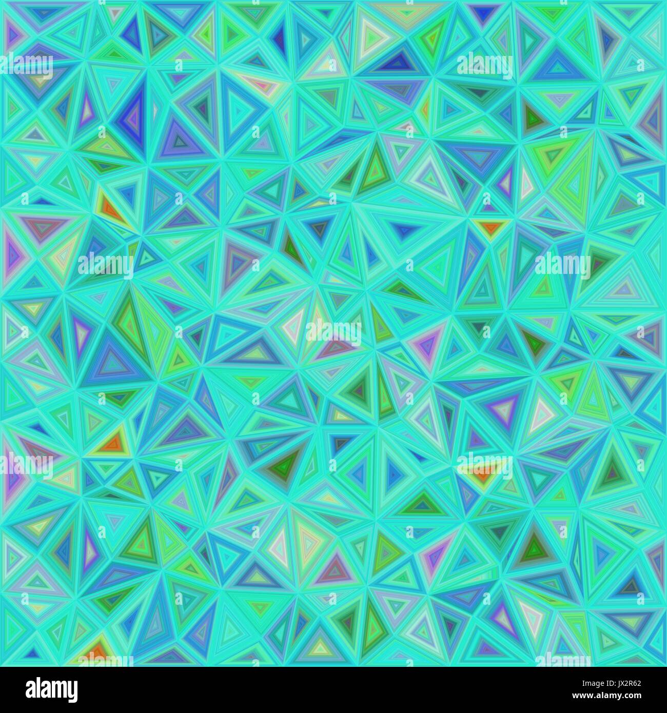 Cyan vector triangle mosaic tile background Stock Vector Image & Art ...