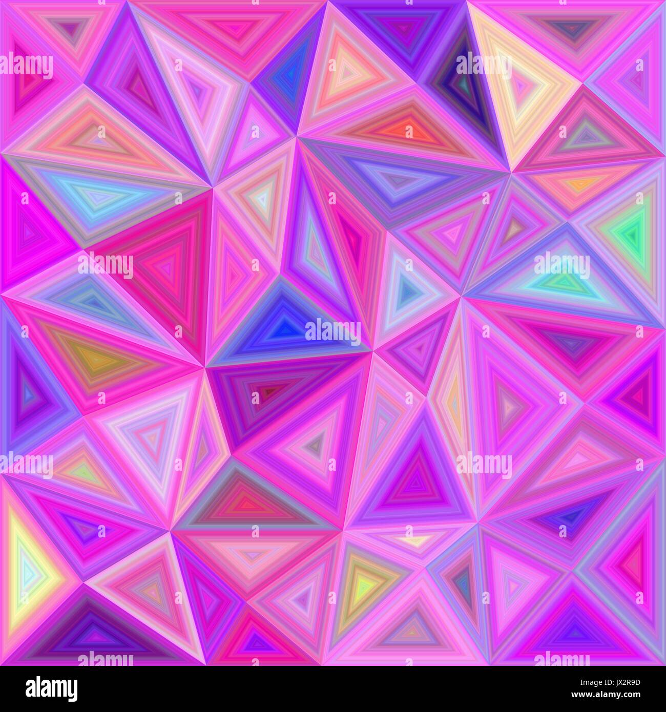 Pink vector triangle mosaic background design Stock Vector Image & Art ...