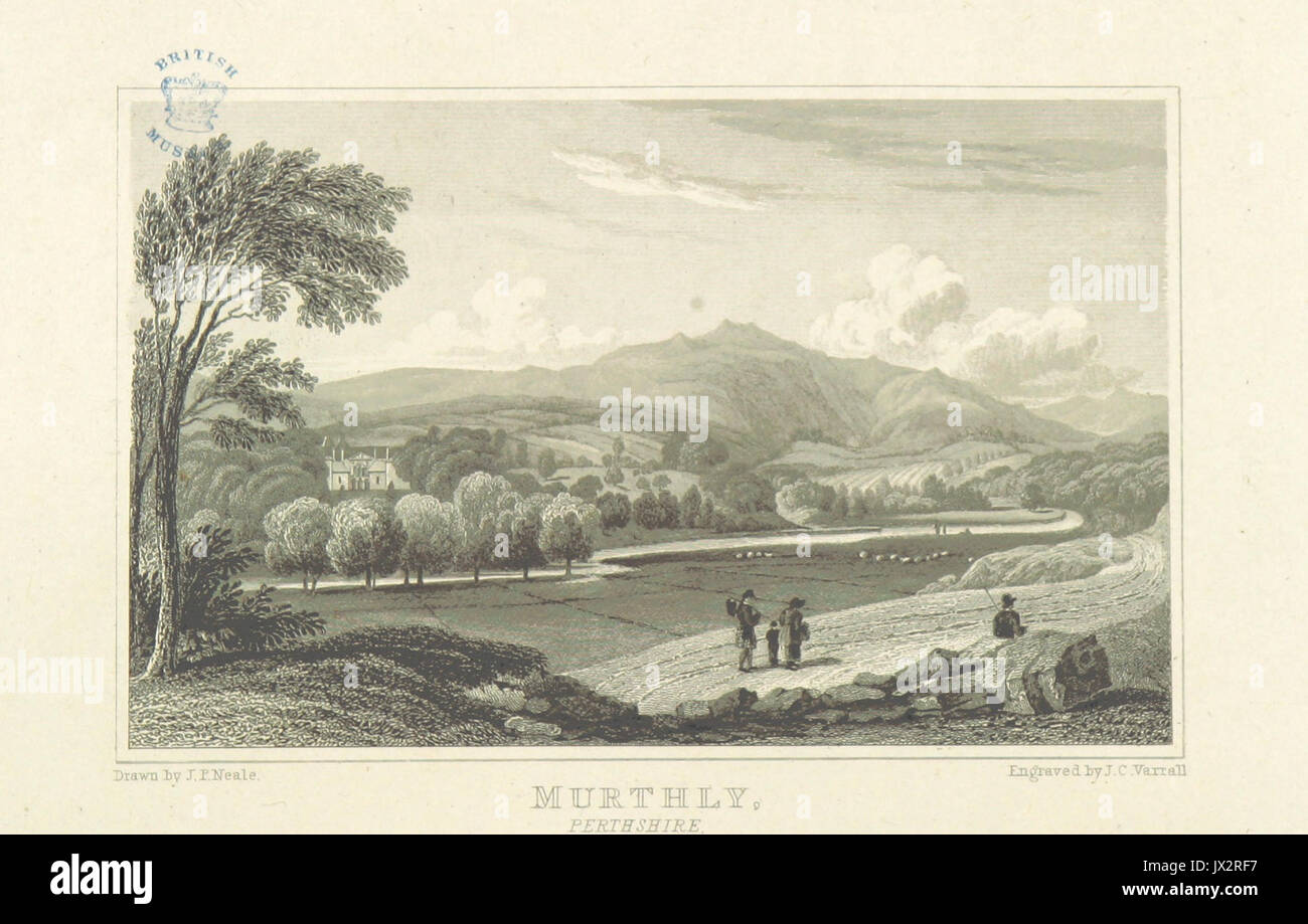 Perthshire map hi-res stock photography and images - Alamy