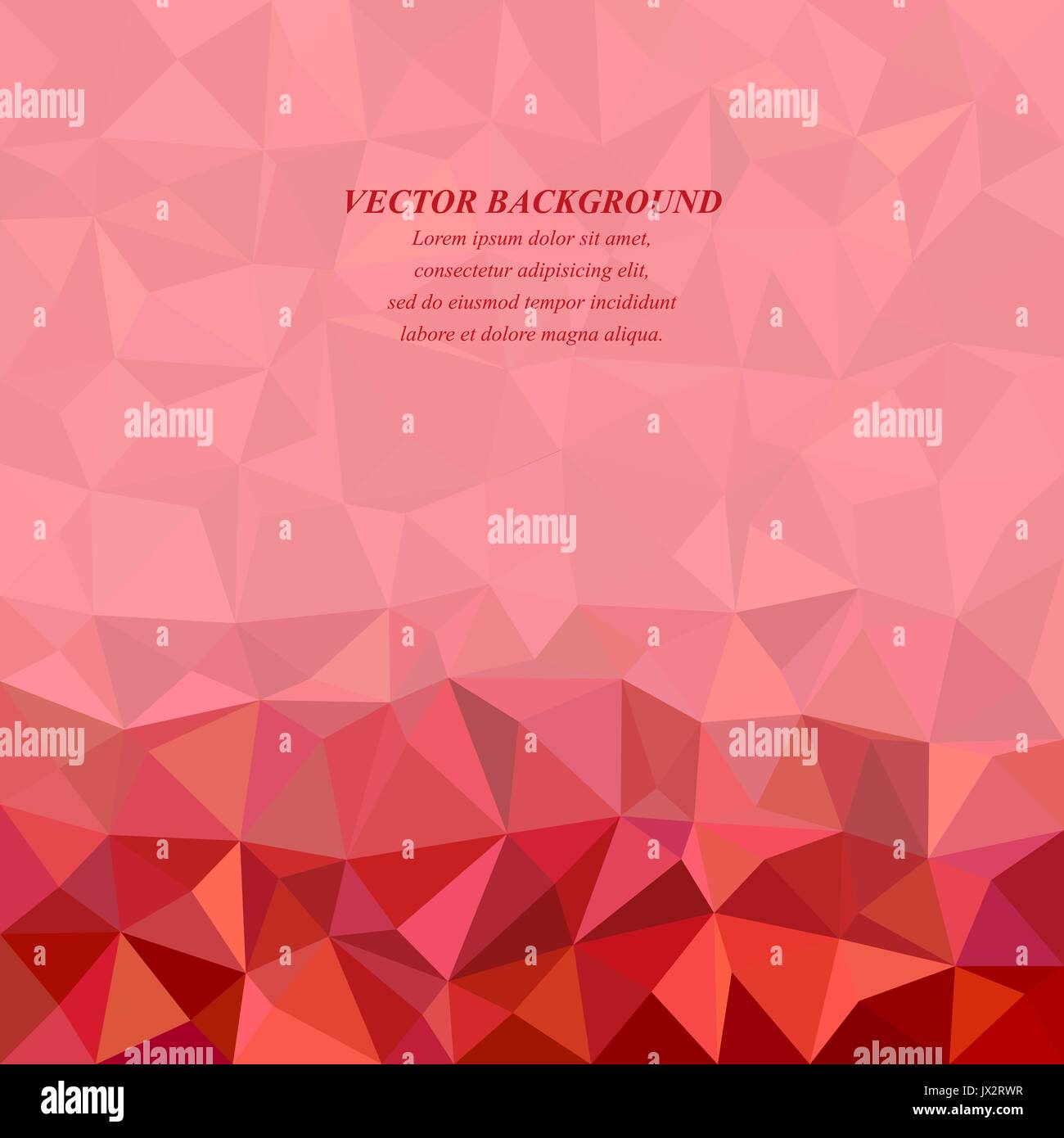 Red digital triangle tile background Stock Vector Image & Art - Alamy