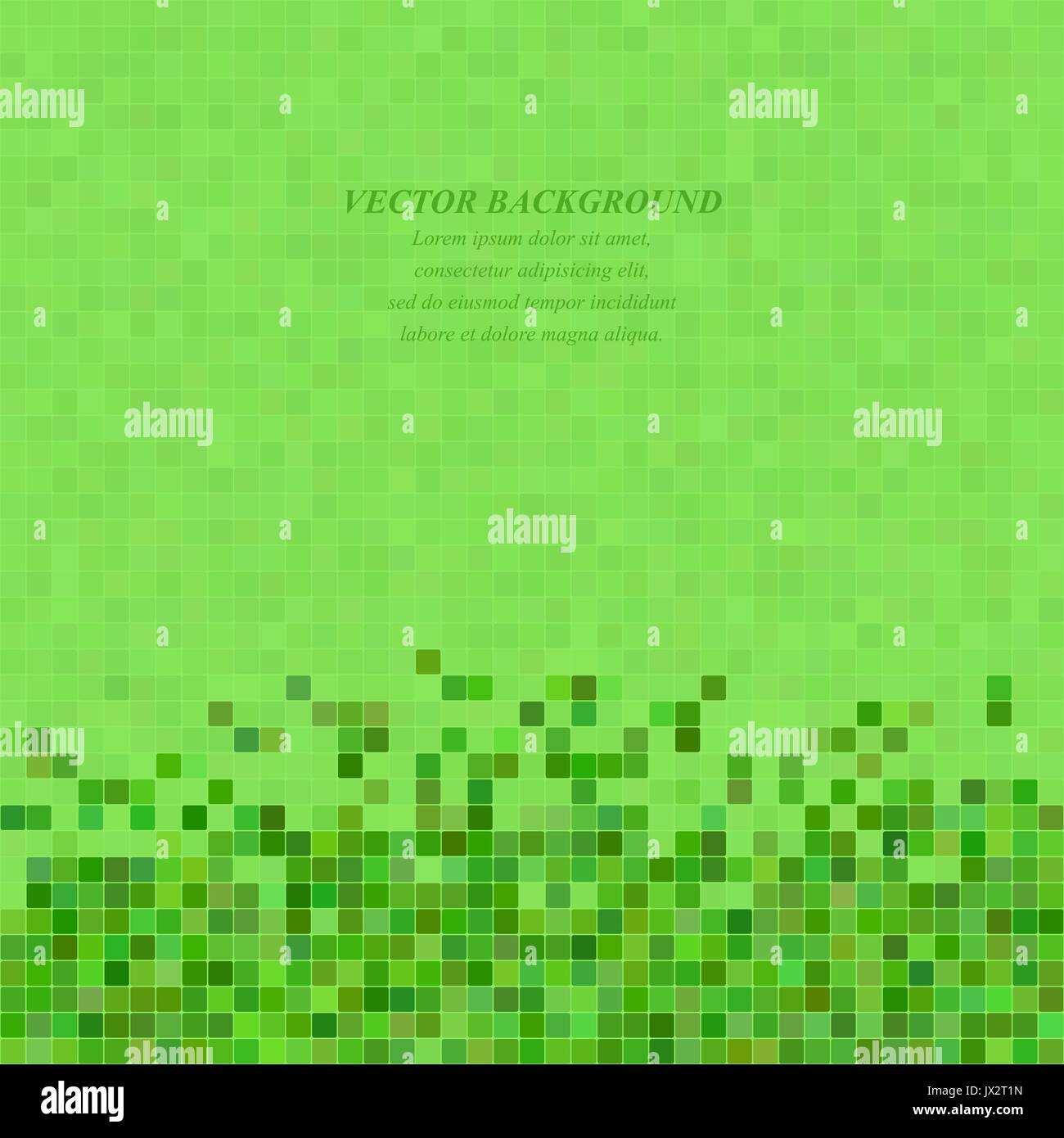 Green abstract pixel square mosaic background Stock Vector Image & Art ...