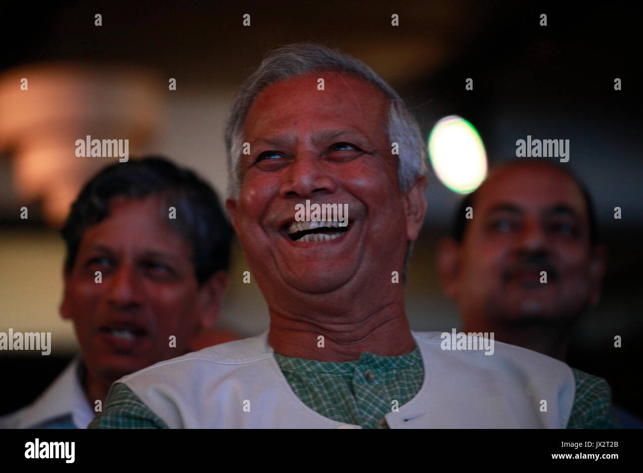 Portrait of Nobel Prize Laureate Professor Muhammad Yunus, who won the ...