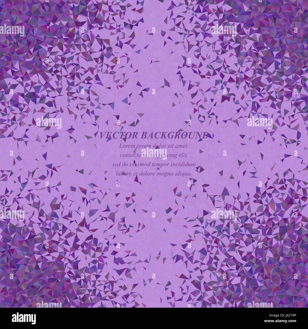 Purple Abstract Triangle Mosaic Background Design Stock Vector Image And Art Alamy