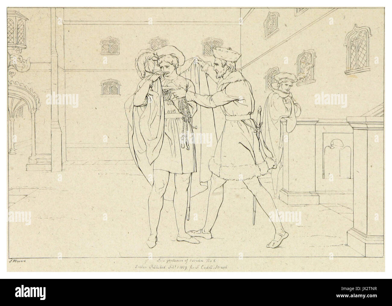 Two gentlemen of verona painting hi-res stock photography and images ...