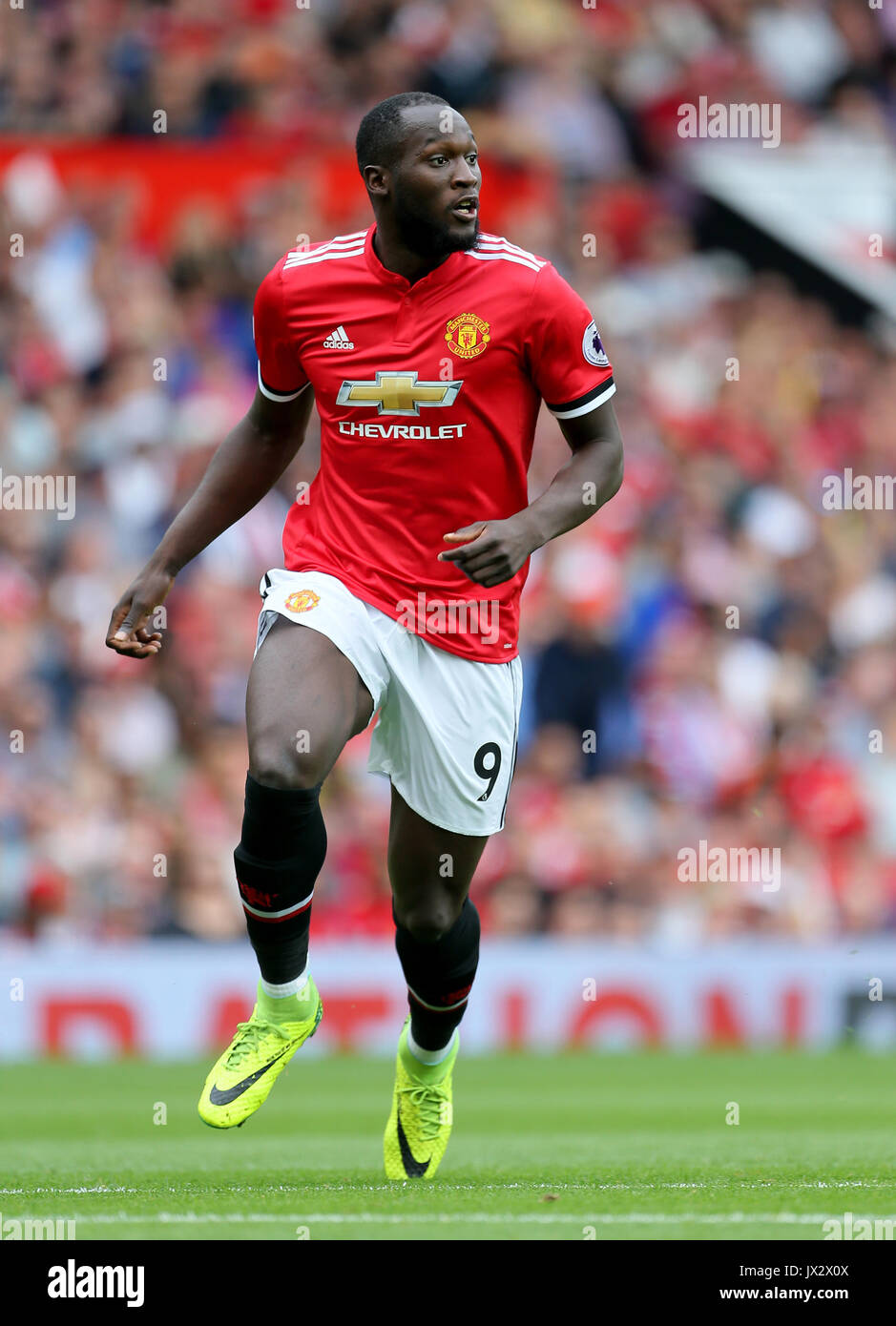 Manchester United's Romelu lukaku during the Premier League match at ...