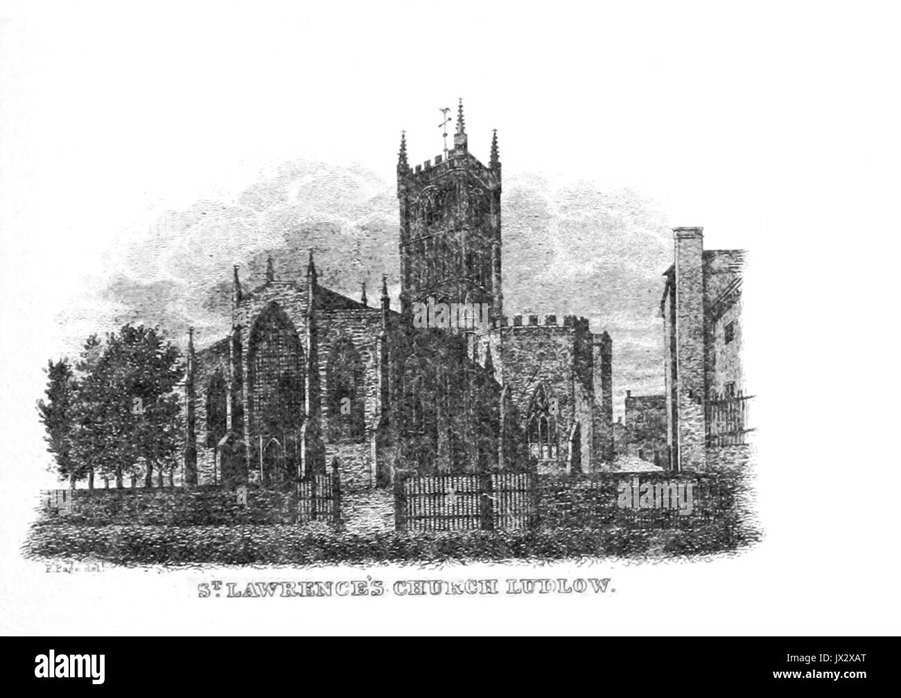 St lawrence's church ludlow hi-res stock photography and images - Alamy