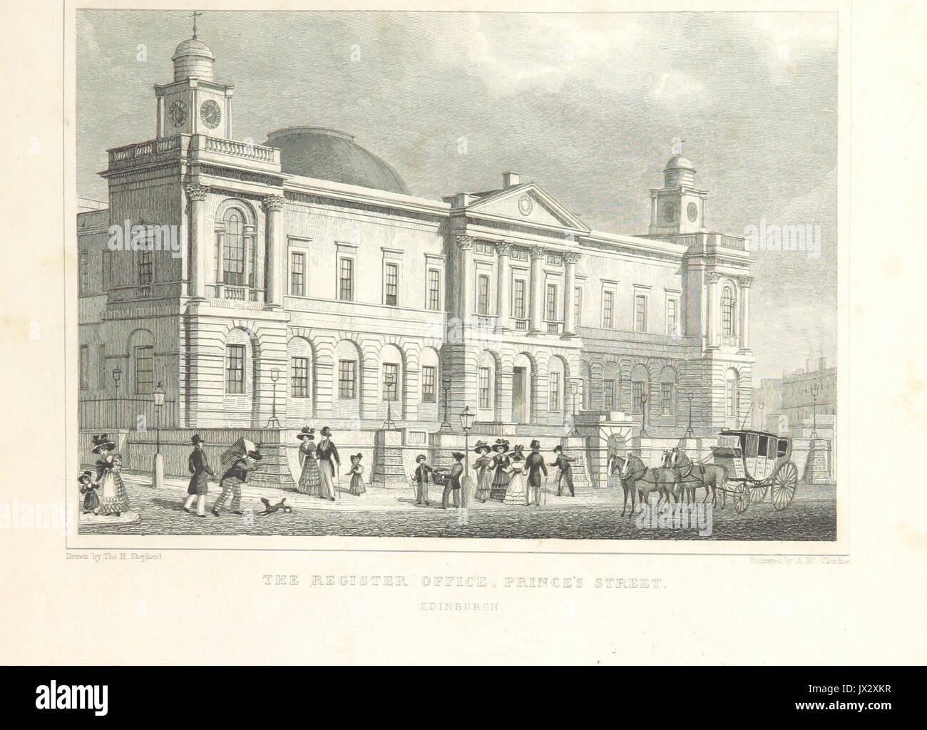 Ma 1829 p 111 the register office hi-res stock photography and images ...