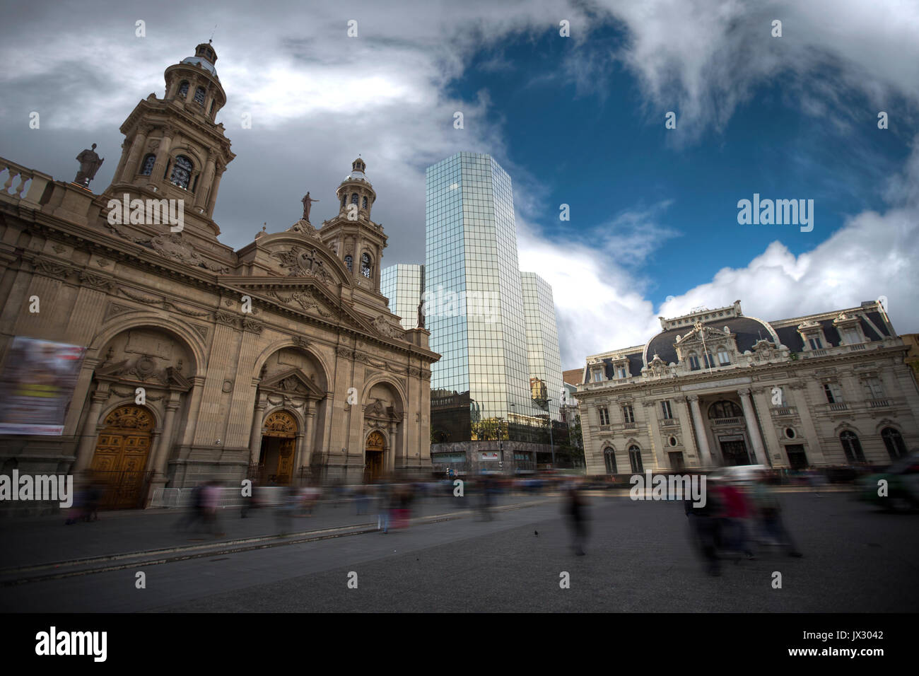 Santiago is a city, the capital of Chile. South America Stock Photo - Alamy
