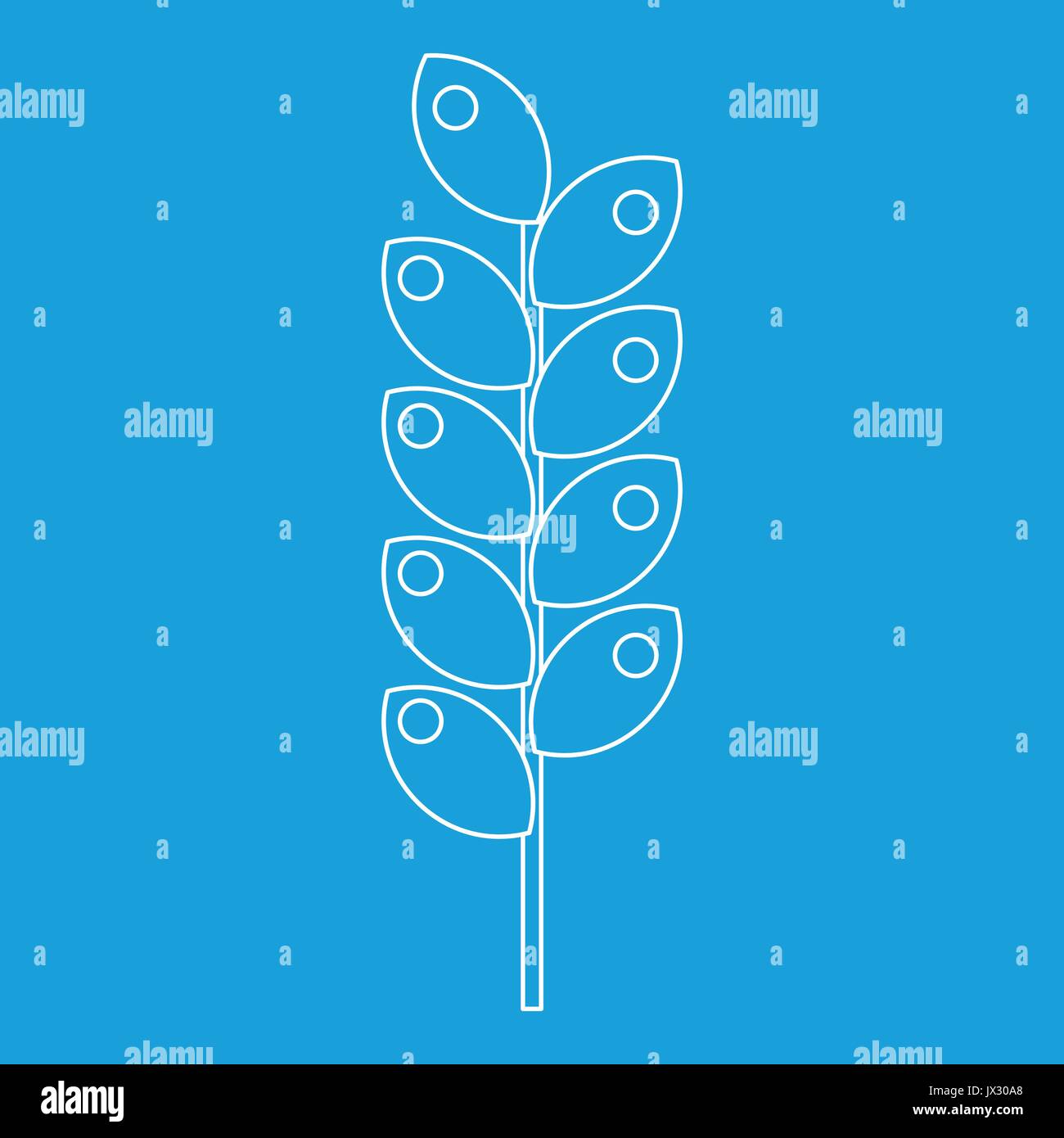 Tight spike icon, outline style Stock Vector Image & Art - Alamy