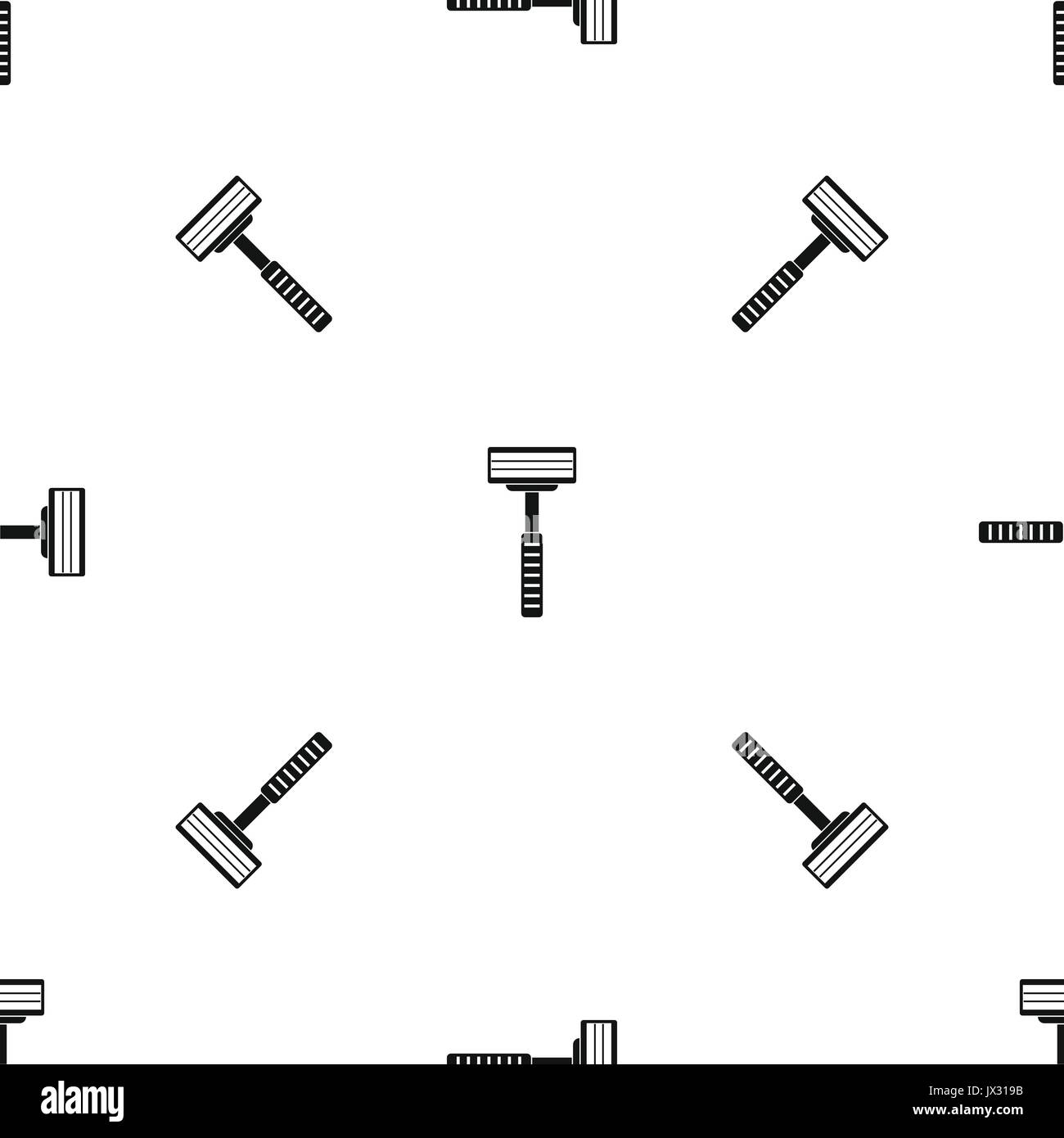 Razor pattern seamless black Stock Vector Image & Art - Alamy