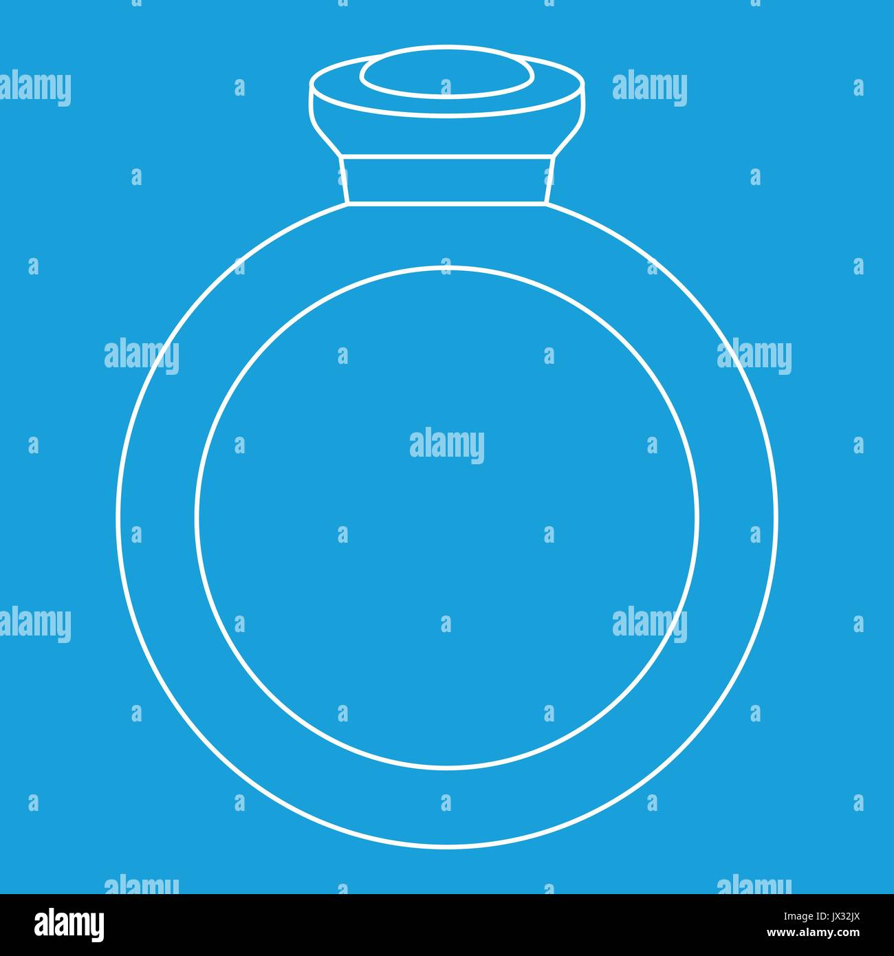 Ring icon, outline style Stock Vector Image & Art - Alamy