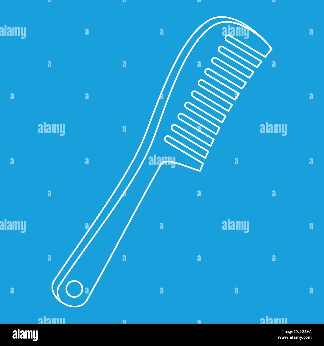 Comb icon, outline style Stock Vector Image & Art - Alamy