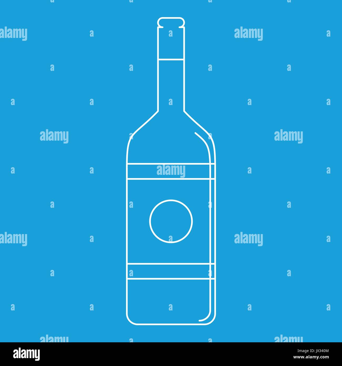 Vodka icon, outline style Stock Vector Image & Art - Alamy