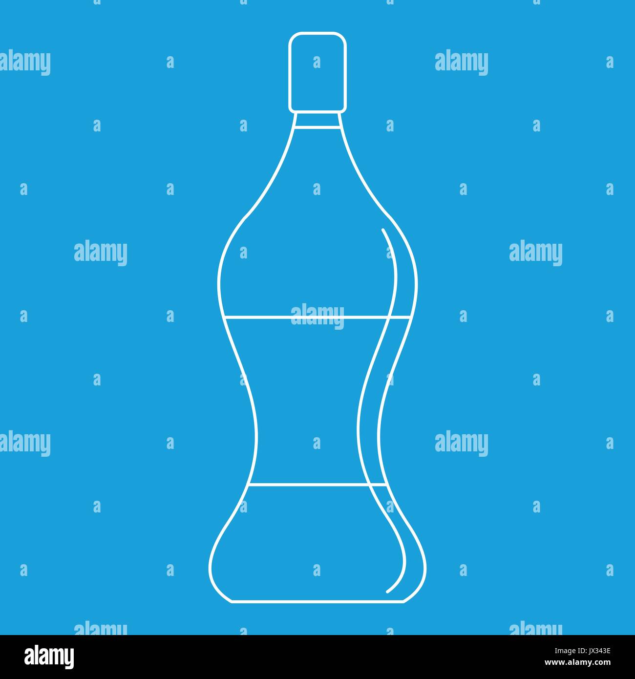 Soda water icon, outline style Stock Vector Image & Art - Alamy
