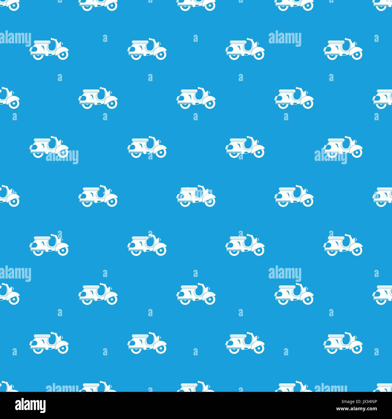 Scooter pattern seamless blue Stock Vector Image & Art - Alamy