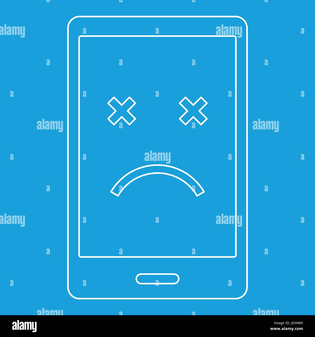 Dead phone icon, outline style Stock Vector Image & Art - Alamy