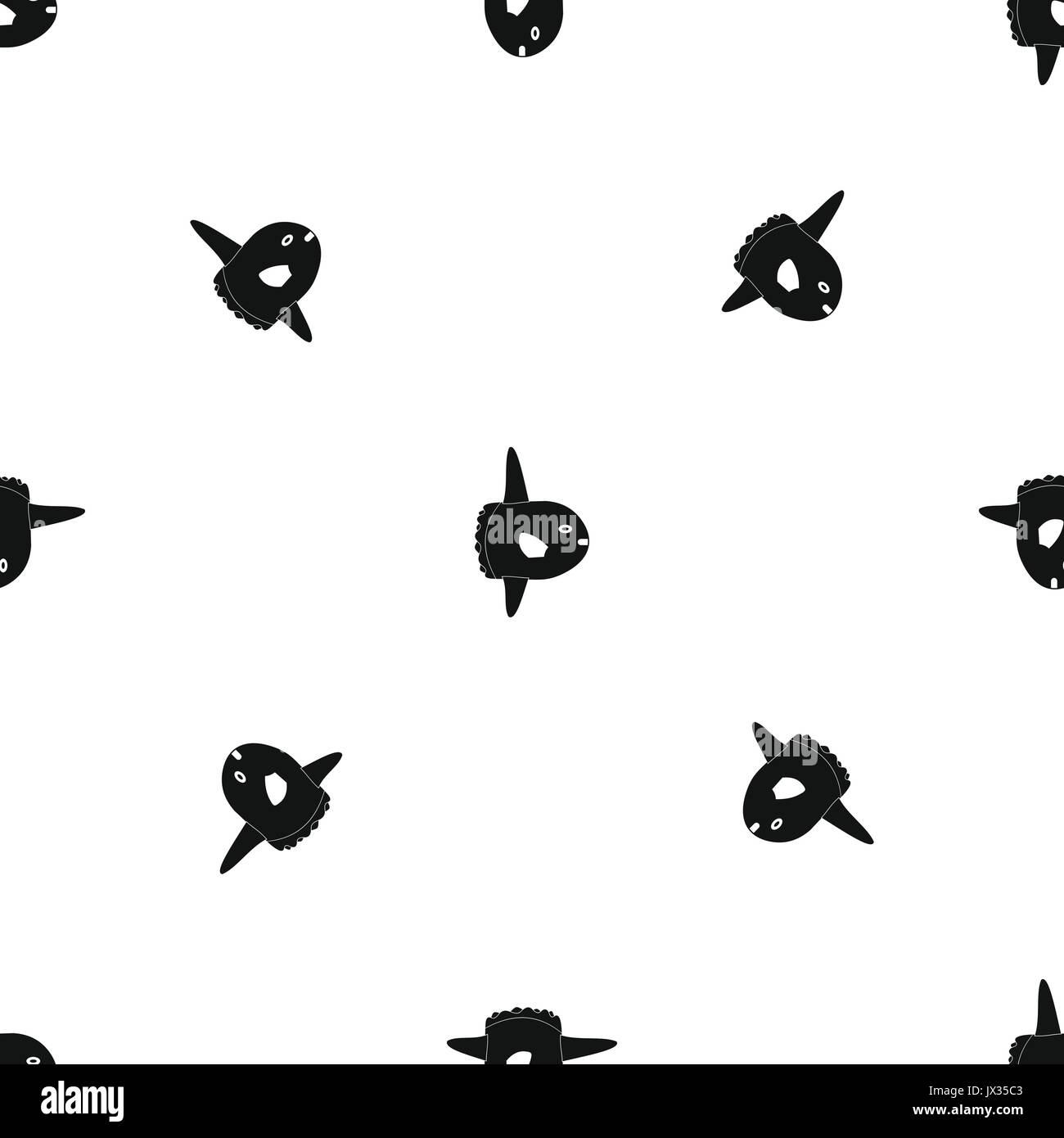 Small fish pattern seamless black Stock Vector Image & Art - Alamy