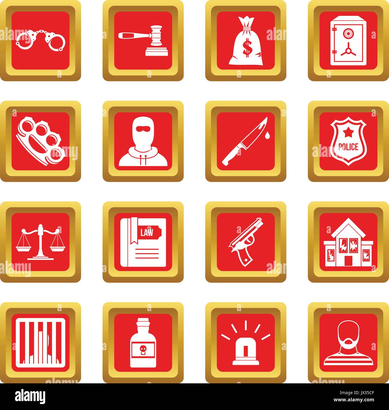 Prisoner and knife Stock Vector Images - Alamy