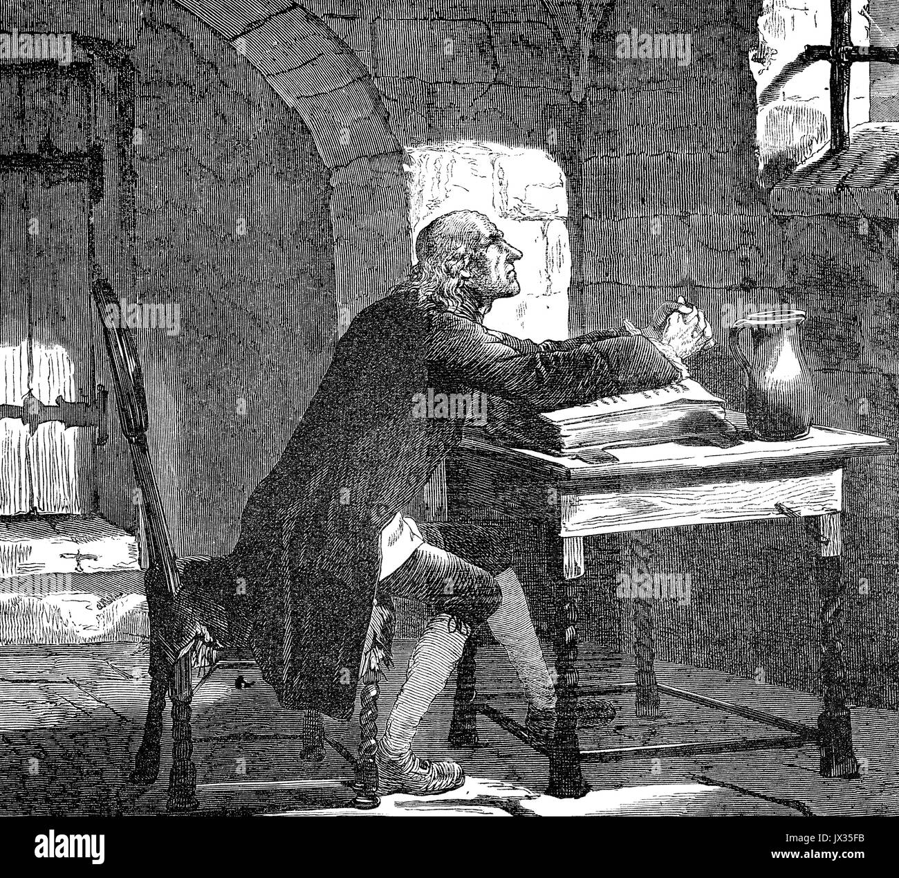 Pietro Giannone, 1676 – 17 March 1748, an Italian historian in the ...