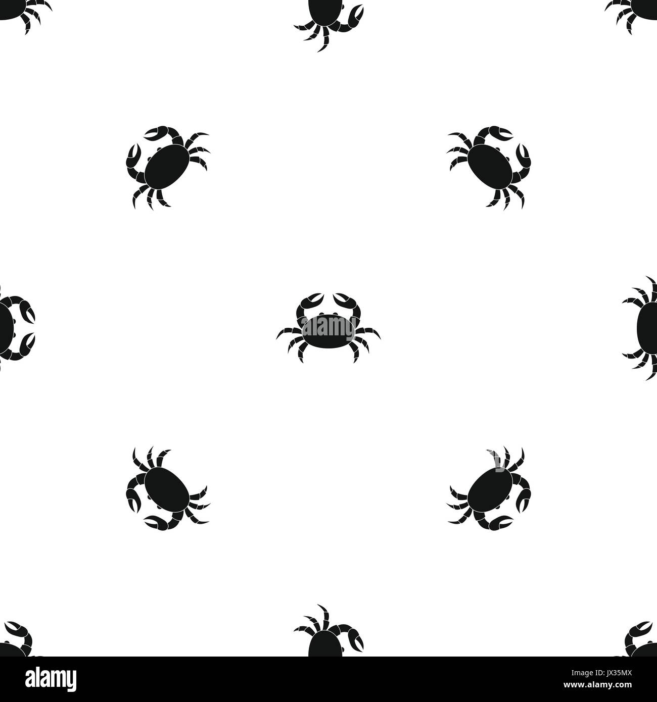 Raw crab pattern seamless black Stock Vector Image & Art - Alamy