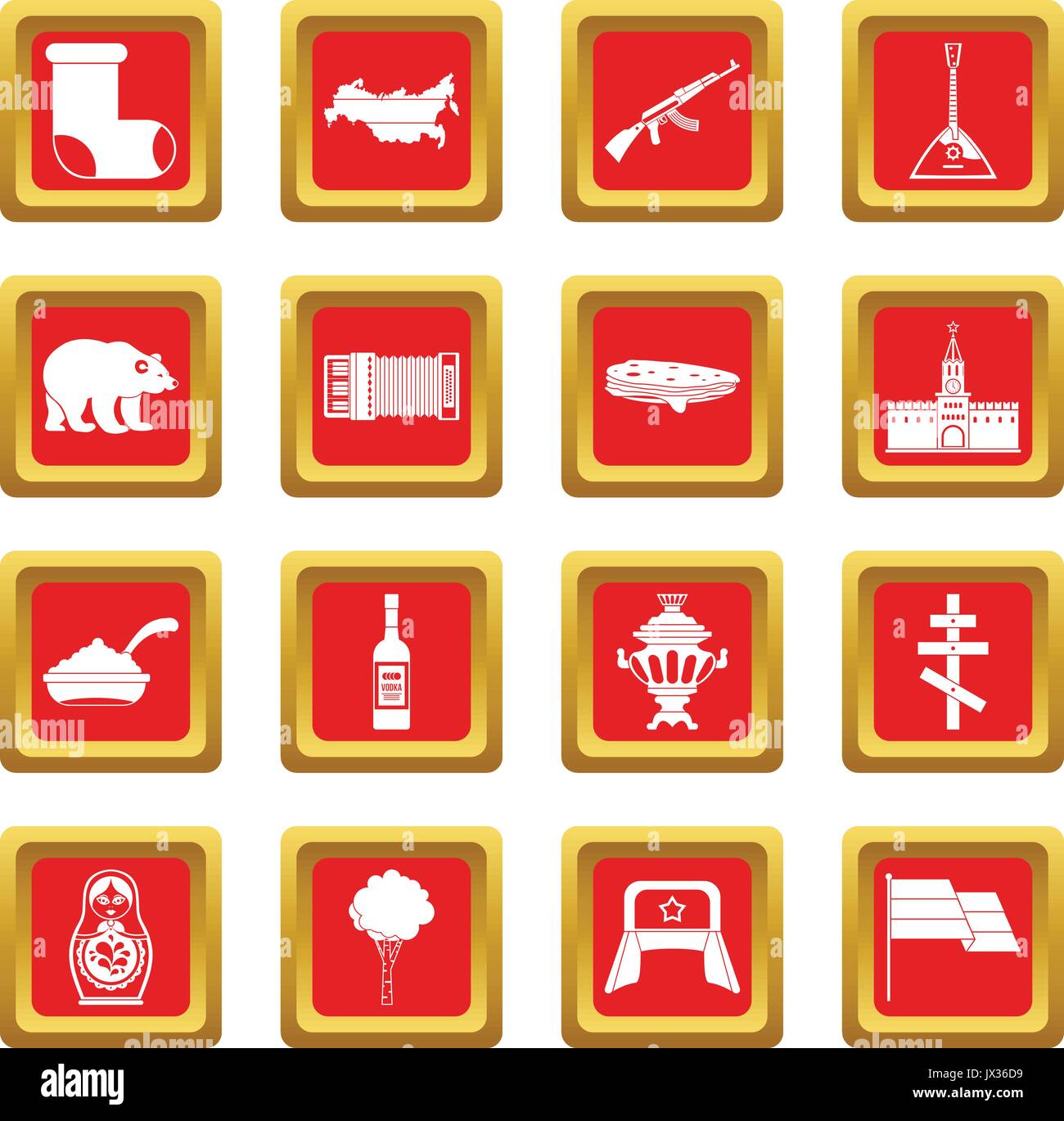 Russian orthodox church flag Stock Vector Images - Alamy