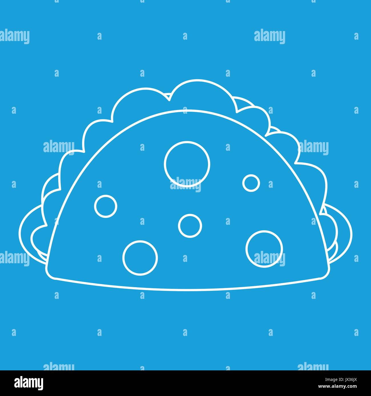 Cheese stuffed crust Stock Vector Images - Alamy