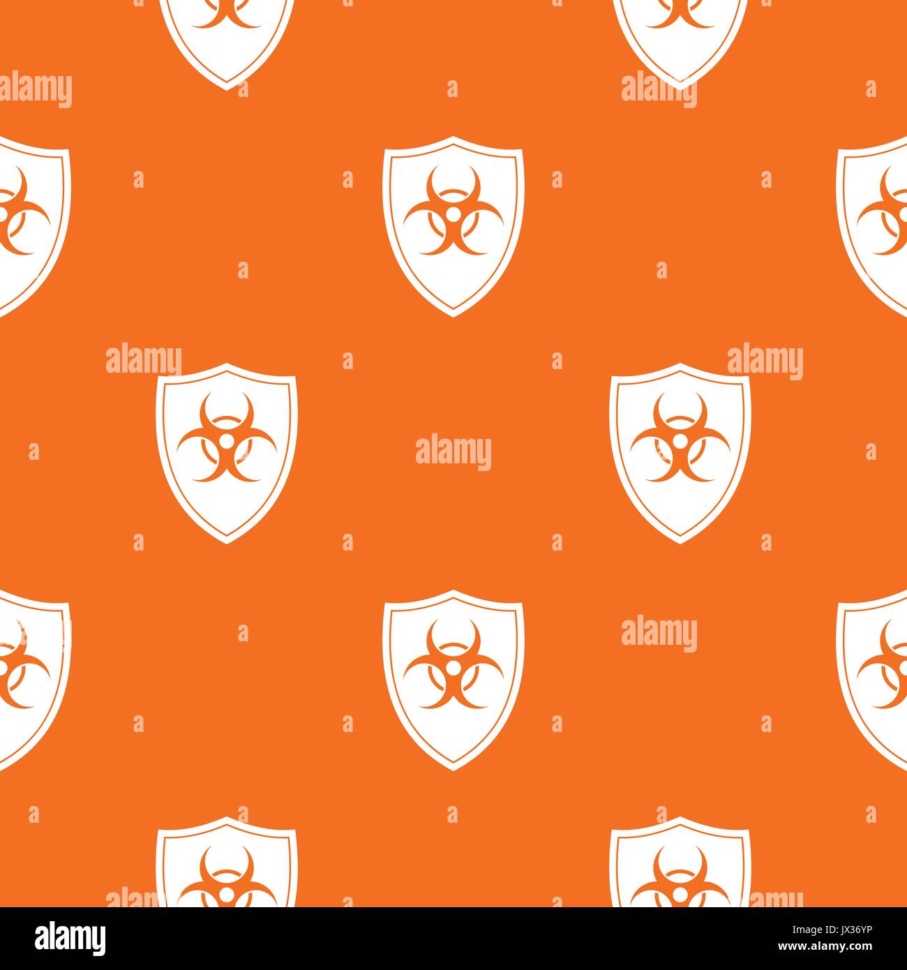 Shield with a biohazard sign pattern seamless Stock Vector Image & Art ...