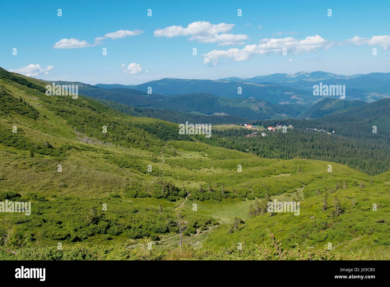 mountain scenery in Carpathians Stock Photo - Alamy