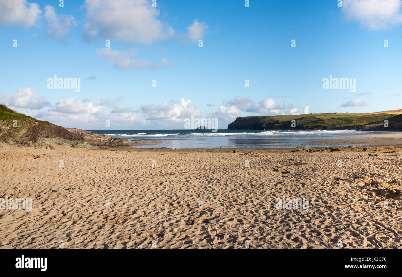Polzeath beach, North Cornwall, UK Stock Photo - Alamy