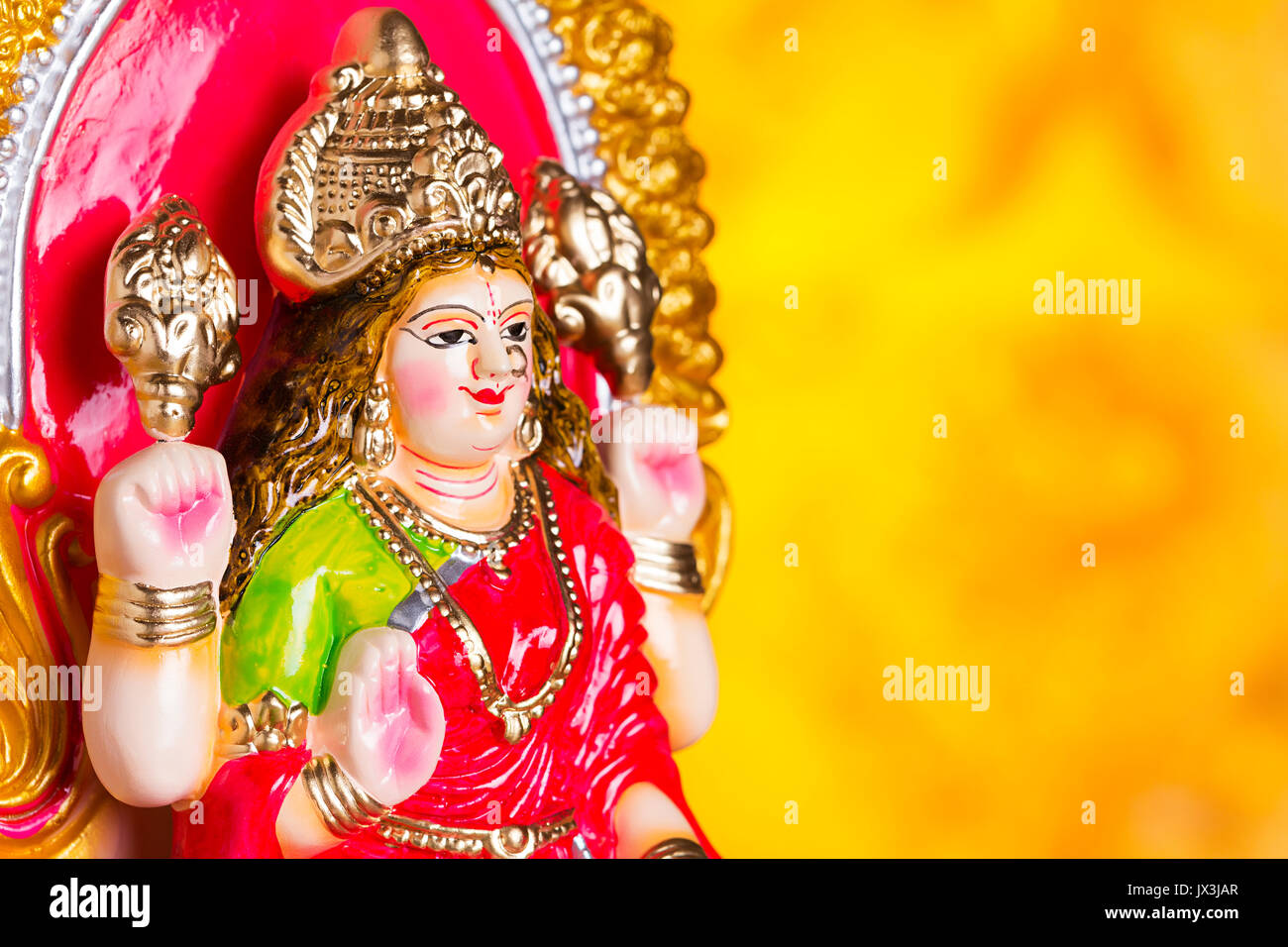 Hindu goddess laxmi hi-res stock photography and images - Alamy