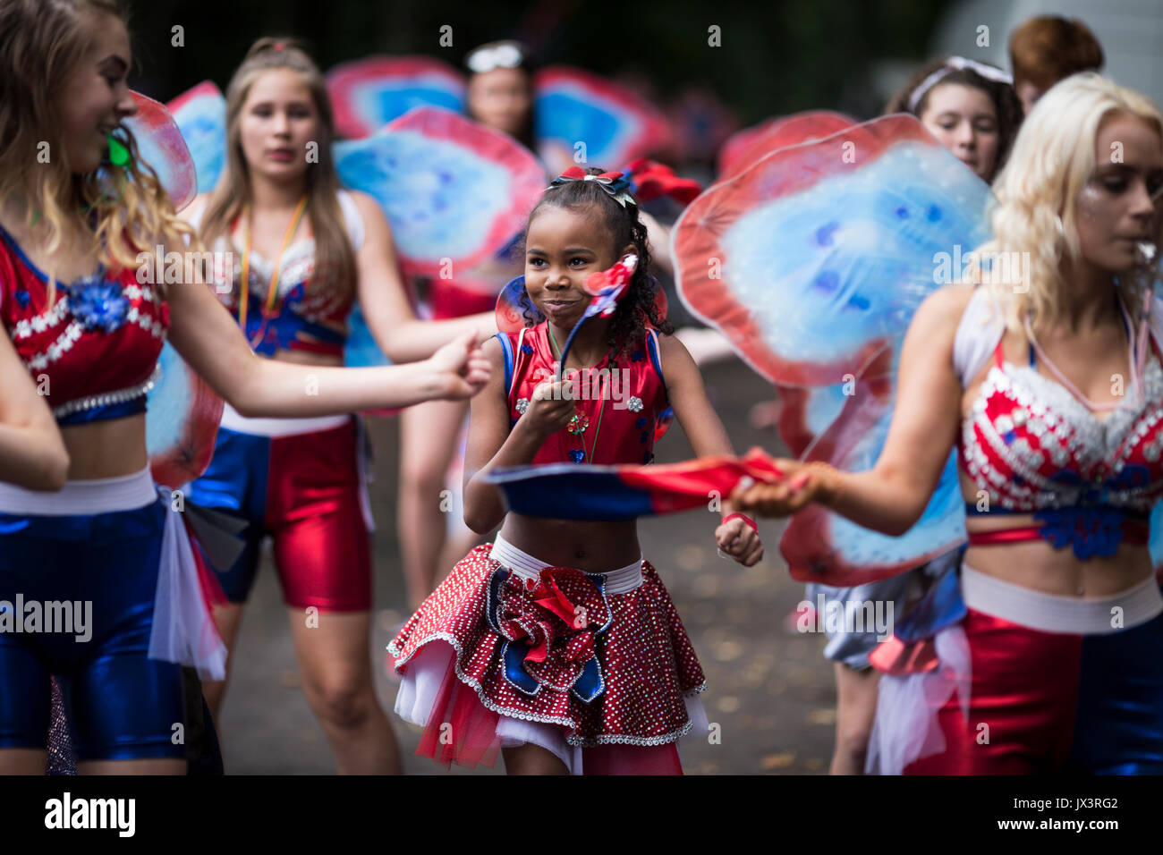 Dancers at Caribbean Carnival of Manchester , Moss Side Stock Photo - Alamy