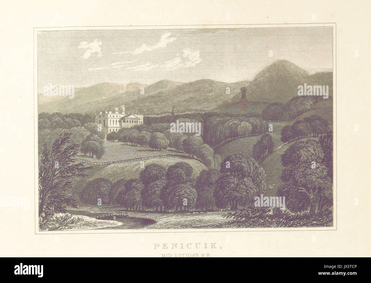 Penicuik map hi-res stock photography and images - Alamy