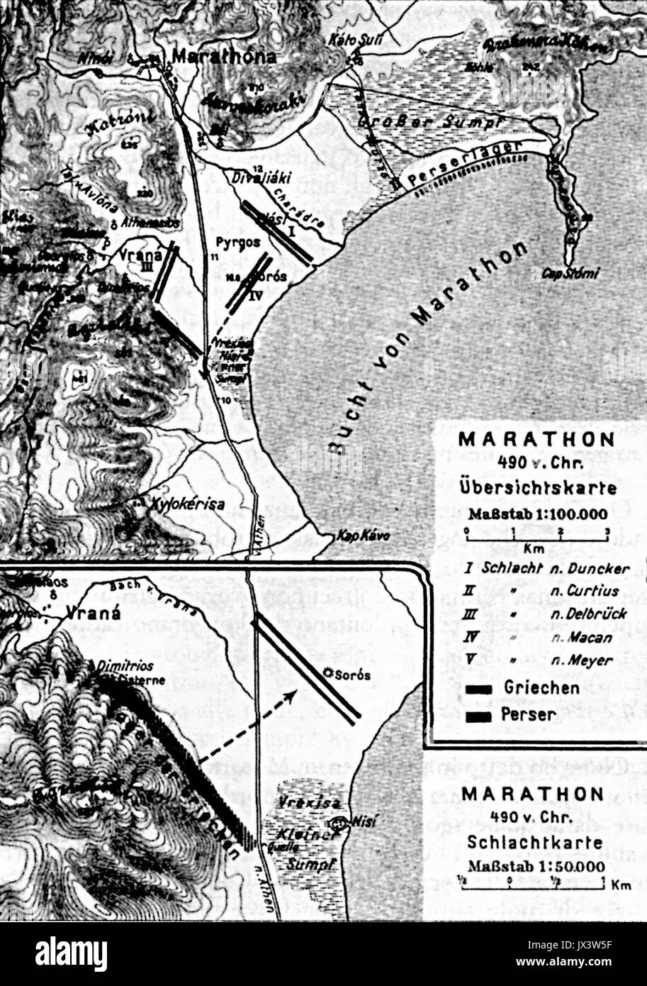 Map of marathon hi-res stock photography and images - Alamy