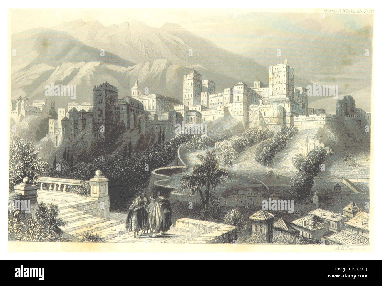 HEINZELMANN(1851) 07 012 Spanien, Die Alhambra Stock Photo - Alamy