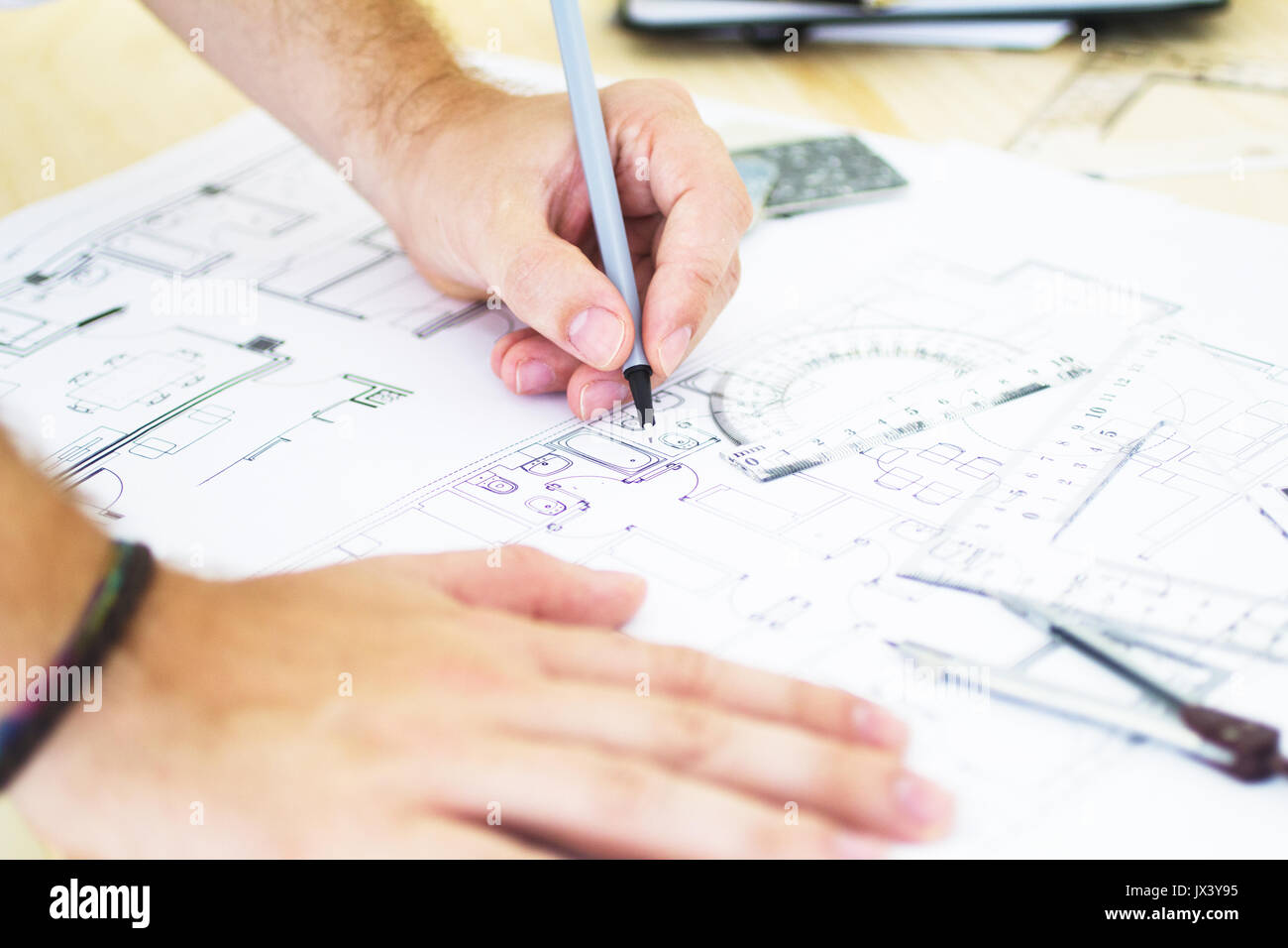Working drawing hi-res stock photography and images - Alamy