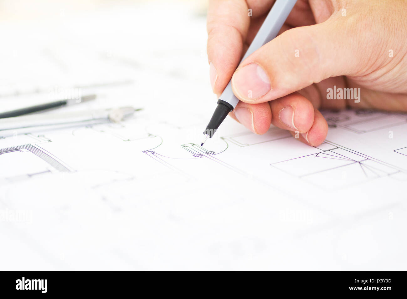 Working drawing hi-res stock photography and images - Alamy