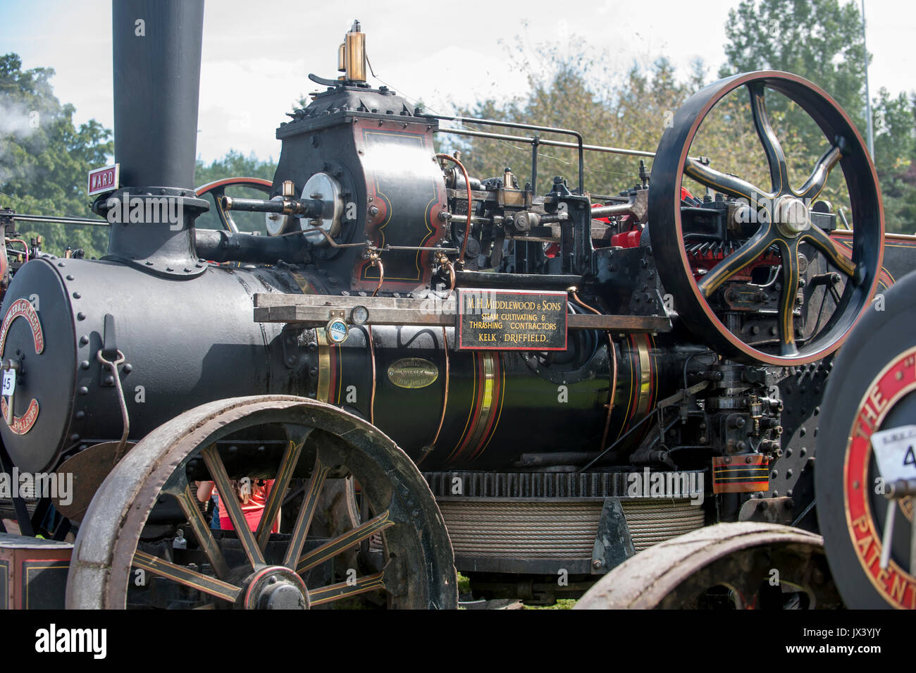 Traction Engines in full steam at the Driffield Steam and Vintage Rally ...